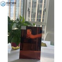 China Commercial Two-Way Tinted Mirror 3-8mm Colored Mirror Glass Sheet for Luxury Interiors for sale