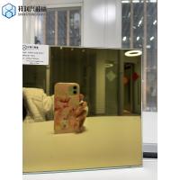 China Golden Tinted Silver Mirror and Color Aluminum Wall Mirror Sheet Glass Clear Float Glass for sale
