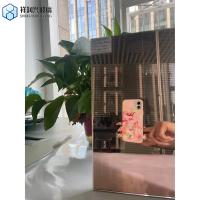 China 6mm Colored Large Mirror Glass Sheet Customized and Eco-Friendly for Modern Design for sale