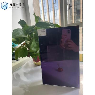 China Float Glass Panels Gold Grey Green Grey Blue Bronze Tinted Colored Decorative Mirror Glass for Outdoor for sale