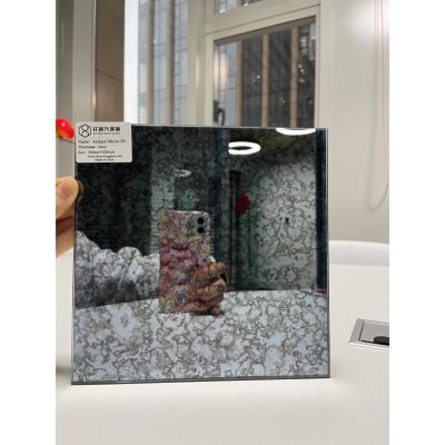 China CE Certified Silver Finish Large Antique Mirror for Decoration Colored Mirror Glass for sale