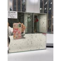 China Customized Vintage Glass Mirror Panels with Bathroom Glass Antique Salon Mirror Sheet for sale