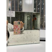 China Silver Antique Mirror Glass Tiles for Modern Home Decor Wall Beveled Vintage Royal Large Decorative for sale
