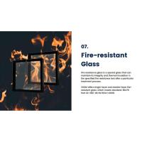 China 1830*2440/2140*3300/2440*3660 High Temperature Resistant Ceramic Fireplace Glass Doors for sale