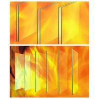 China 1830*2440/2140*3300/2440*3660 High Temperature Resistant Ceramic Fireplace Glass Doors for sale