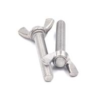 China Stainless Steel Butterfly Bolt Wing Bolt DIN316 M4 M24 Quick Fastening Hardware for sale