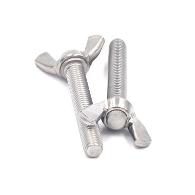 China Stainless Steel Butterfly Bolt Wing Bolt DIN316 M4 M24 Quick Fastening Hardware for sale