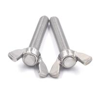 China Stainless Steel Butterfly Bolt Wing Bolt DIN316 M4 M24 Quick Fastening Hardware for sale