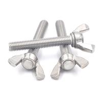 China Stainless Steel Butterfly Bolt Wing Bolt DIN316 M4 M24 Quick Fastening Hardware for sale