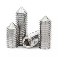 China DIN914 Hexagon Socket Set Screws Cone Point M1.4-M24 Stainless Steel Carbon Steel for sale