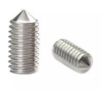 China DIN914 Hexagon Socket Set Screws Cone Point M1.4-M24 Stainless Steel Carbon Steel for sale