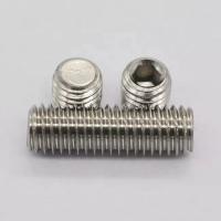 China DIN913 Hexagon Socket Set Screw Flat Point Alloy Steel 45H Grade Metric Thread for sale