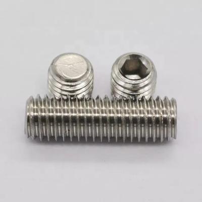 China DIN913 Hexagon Socket Set Screw Flat Point Alloy Steel 45H Grade Metric Thread for sale