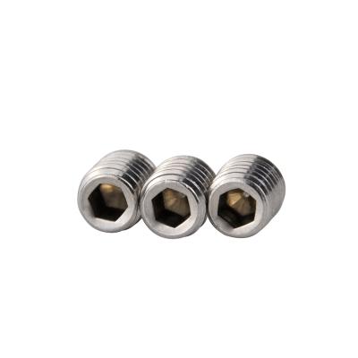 China DIN916 Hex Socket Set Screws Cup Point Stainless Steel M6 M8 M10 for sale