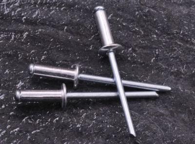 China GB12617 Open End CSK Head Pop Rivets Aluminum Steel Stainless Steel 2.4-5mm Diameter for sale