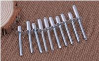 China GB12615 Enclosed Flat Round Head Core Pulling Rivets 3.2-6.4mm Diameter 6-40mm Length for sale