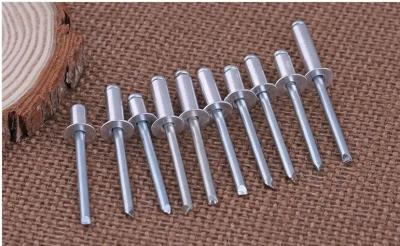 China GB12615 Enclosed Flat Round Head Core Pulling Rivets 3.2-6.4mm Diameter 6-40mm Length for sale