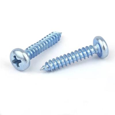 China GB845 Cross Recessed Pan Head Tapping Screws ST2.2-ST6.3 Stainless Steel Self Tapping Screws for sale