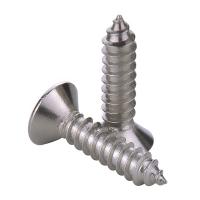 China CSK Head Hex Slot Self Tapping Screws Carbon Steel Stainless Steel ST1.7-6.3mm for sale