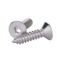 China CSK Head Hex Slot Self Tapping Screws Carbon Steel Stainless Steel ST1.7-6.3mm for sale