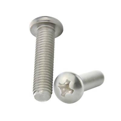 China Pan Head Cross Slot Machine Screws M3-M16 Carbon Steel Stainless Steel Grade 8.8 10.9 for sale