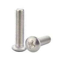 China Pan Head Cross Slot Machine Screws M3-M16 Carbon Steel Stainless Steel Grade 8.8 10.9 for sale