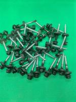 China DIN7504K Black Hex Head with EPDM Washer Attached Self-Drilling Screws for sale