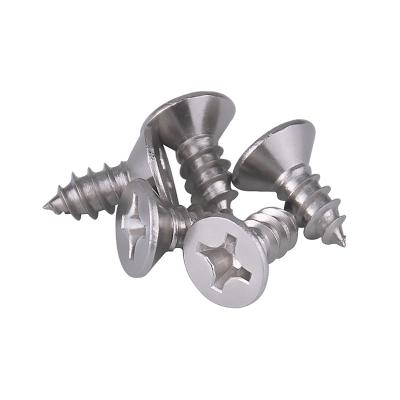China DIN7982 Countersunk Head Cross Drive Self Tapping Screws Steel Zinc Plated M3-M12 for sale