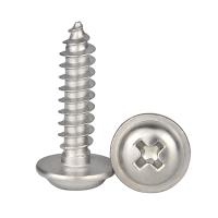 China DIN968 Pan with washer attached head cross self tapping screws for sale