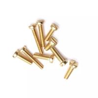 China DIN84 Slotted Machine Screws M3-M12 Steel Zinc Plated Precision Fasteners for sale