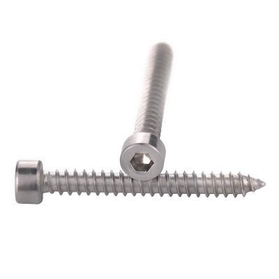 China Cylindrical Head Hex Slot Self Tapping Screws ST2 ST6mm Stainless Steel A2 70 for sale