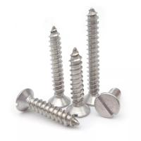 China Slotted Countersunk Flat Head Screws for Woodworking and Metalworking 8 Gauge for sale