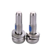 China Pan Head Half Threaded Glue Patched SEM Screws M6 x 20mm Zinc Plated for sale