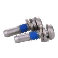China Pan Head Half Threaded Glue Patched SEM Screws M6 x 20mm Zinc Plated for sale