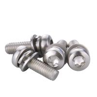 China Torx Pan Head Combination Screws M6 x 20mm Stainless Steel 304 for sale