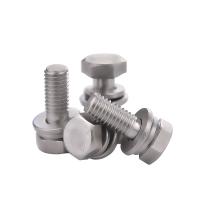 China Hexagon head bolt ,single coil spring lock washer and plain washer accessbilies for sale