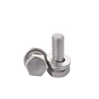 China Hexagon head bolt ,single coil spring lock washer and plain washer accessbilies for sale