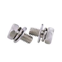 China External Hexagonal Head Cross Slot Washer Attached Combination Screws M6 x 20mm for sale