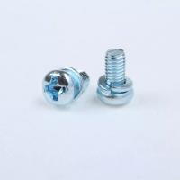 China Cross Recessed pan head screws and single coil spring lock washer assemblies for sale