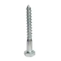 China DIN571 Hex Head Self Tapping Screws 6.3mm x 50mm Carbon Steel Zinc Plated for sale