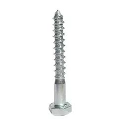 China DIN571 Hex Head Self Tapping Screws 6.3mm x 50mm Carbon Steel Zinc Plated for sale
