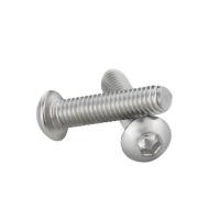 China ISO7380 Button Head Hex Socket Full Thread Machine Screws M6x20 Carbon Steel for sale