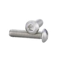 China ISO7380 Button Head Hex Socket Full Thread Machine Screws M6x20 Carbon Steel for sale