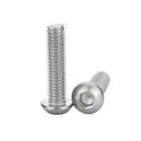 China ISO7380 Button Head Hex Socket Full Thread Machine Screws M6x20 Carbon Steel for sale