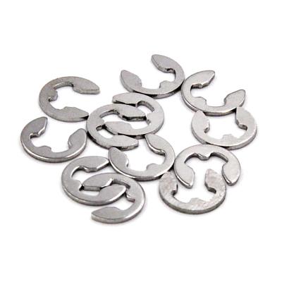 China E-Clip Circlip Washer DIN6799 Carbon Steel 1.2mm Thickness 10mm Inner Diameter for sale