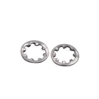 China DIN6798 Serrated Lock Washers with Internal Teeth M3-M12 Carbon Steel for sale