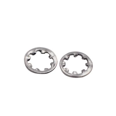 China DIN6798 Serrated Lock Washers with Internal Teeth M3-M12 Carbon Steel for sale