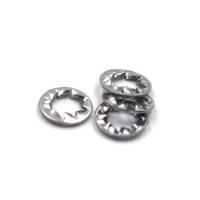 China DIN6798 Serrated Lock Washers with Internal Teeth M3-M12 Carbon Steel for sale