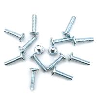 China Wafer Head Machine Screws Stainless Steel M3 M4 M5 M6 Metric Thread Fasteners for sale