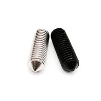 China DIN914 Hexagon Socket Set Screws with Cone Point Stainless Steel M6x12 for sale